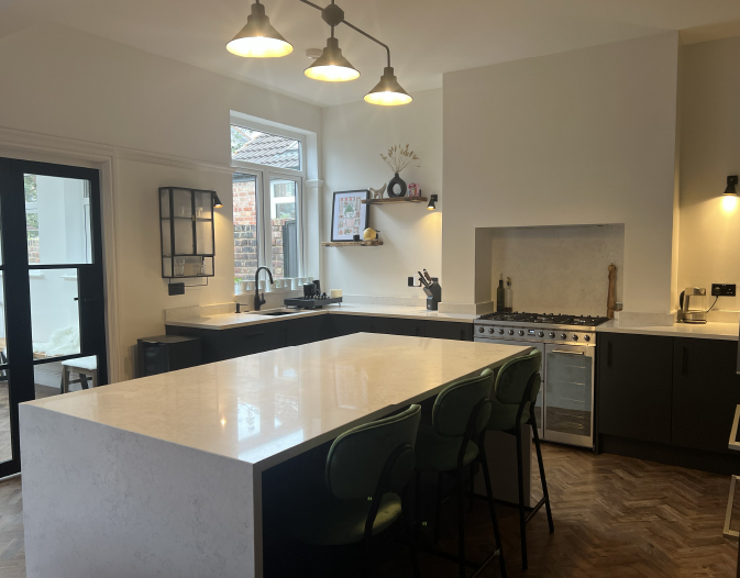 Sarah & Jonathon's Kitchen. A Luxurious Kitchen Space.